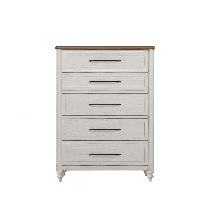 Hokku Designs Drawer Chest - Cement and Sand | Wayfair