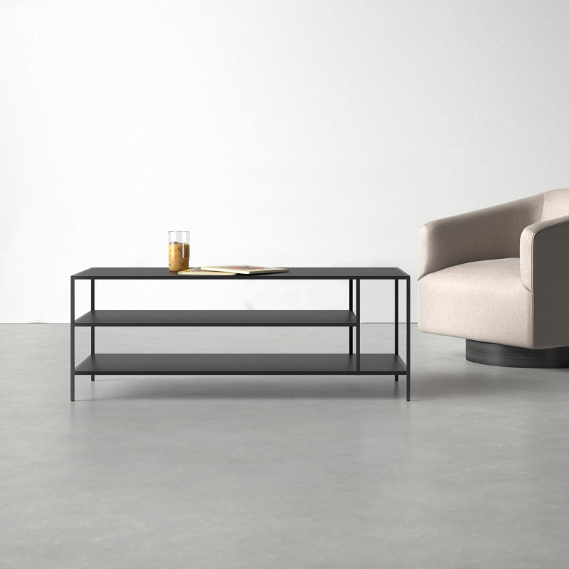 AllModern Level Coffee Table with Storage & Reviews | Wayfair