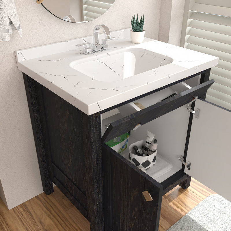 Wildon Home® Elfand 31'' Free-standing Single Bathroom Vanity with ...