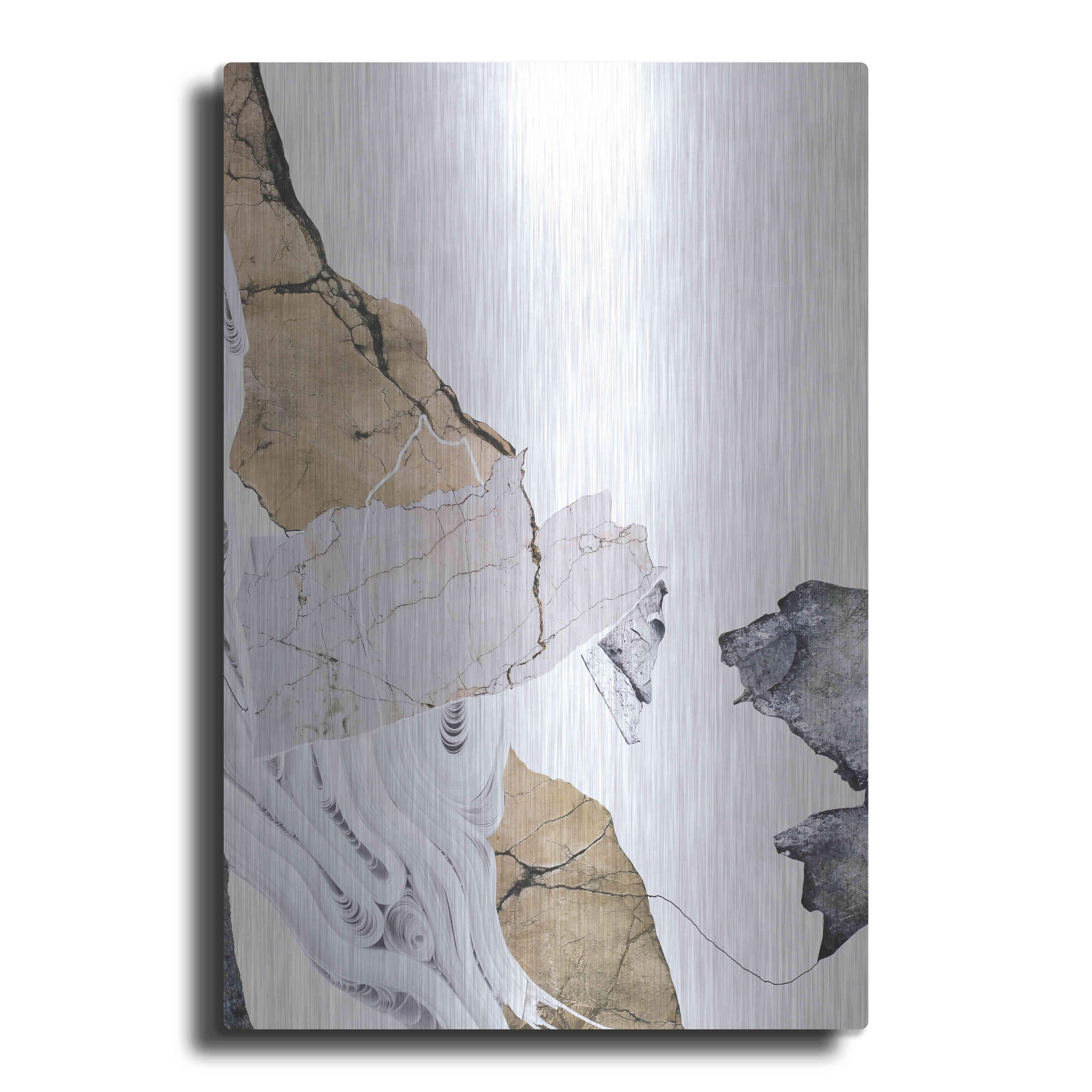 Brayden Studio® 'Paper Look 2' by Design Fabrikken, Metal Wall Art ...