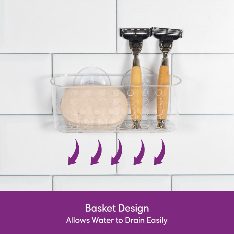 Wayfair Basics® Buschwick Plastic Suction Cup Basket Caddy & Reviews ...