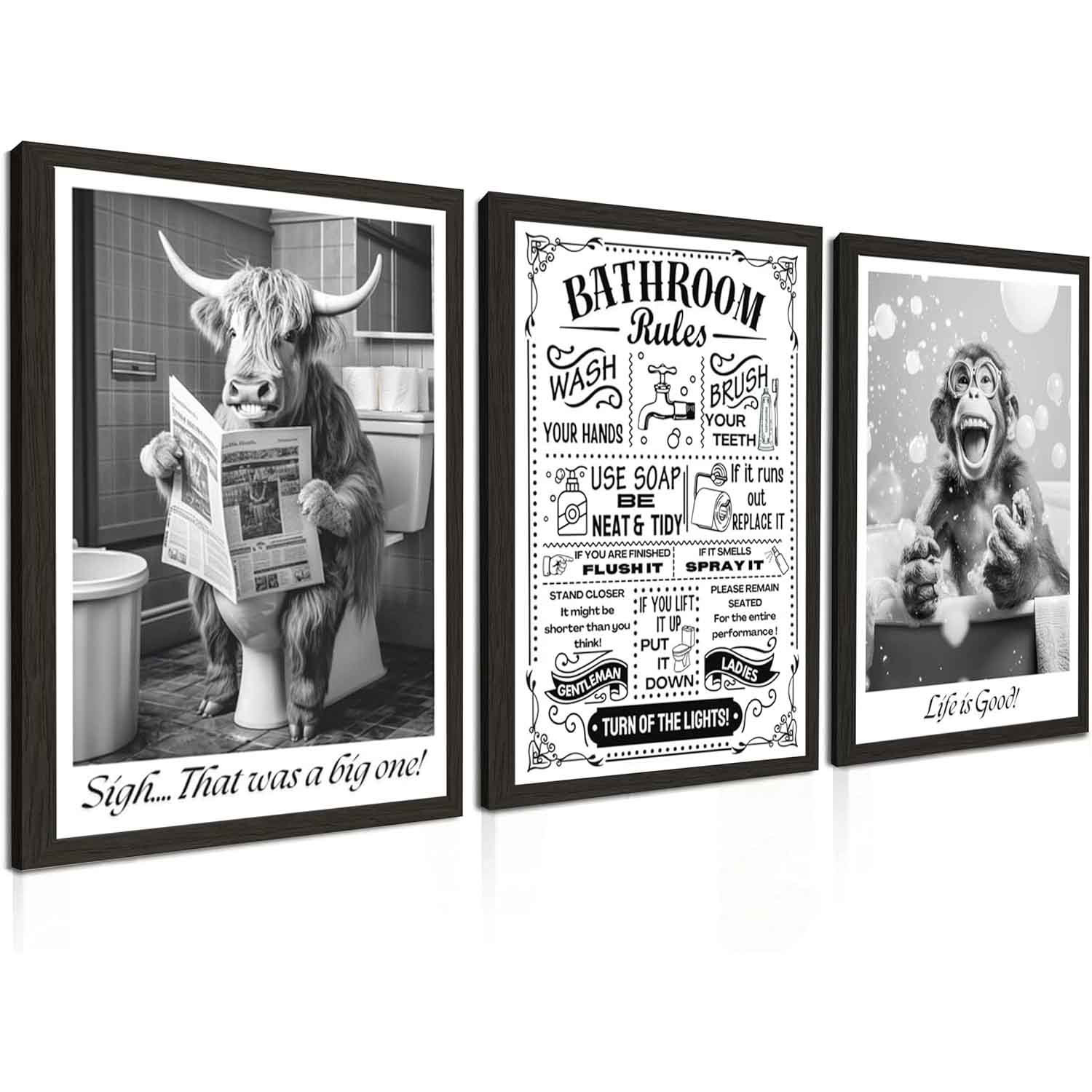 Dakota Fields Vintage Wall Art Canvas Decor Set Of 3, Matisse Wall Art Prints Posters Mid ...