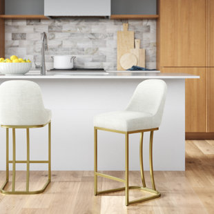 Gold Bar Stools & Counter Stools You'll Love | Wayfair
