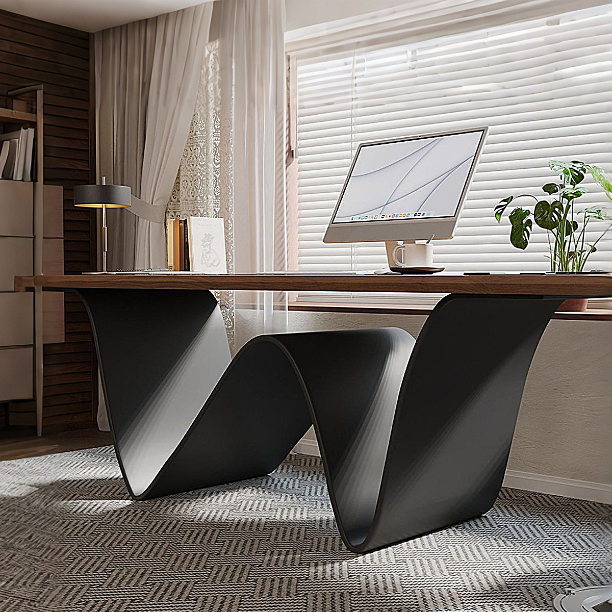 Isla Hopping Modern Creative Office Desk - Wayfair Canada