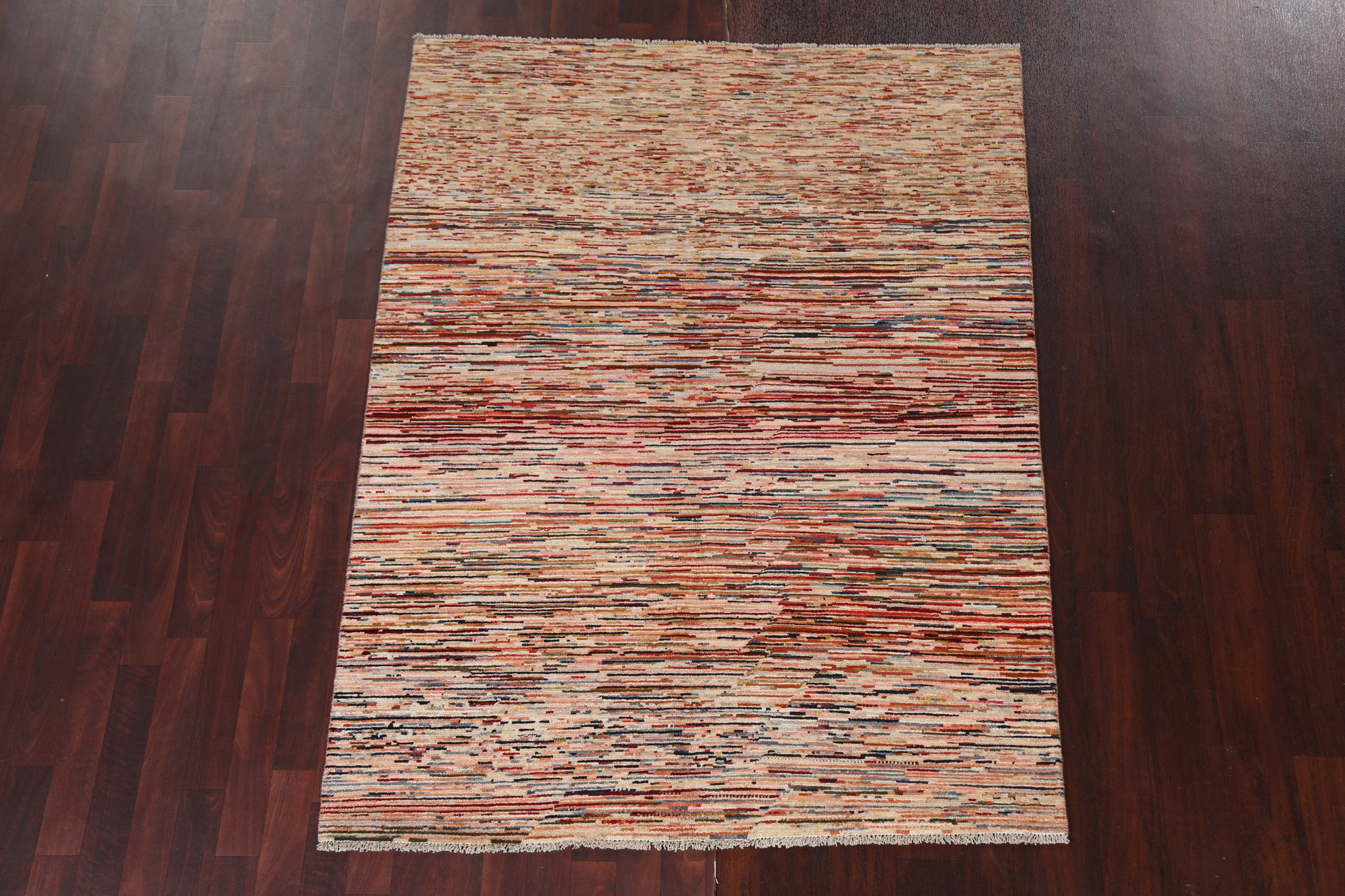 Dakota Fields Contemporary Gabbeh Wool Area Rug 5x6 | Wayfair