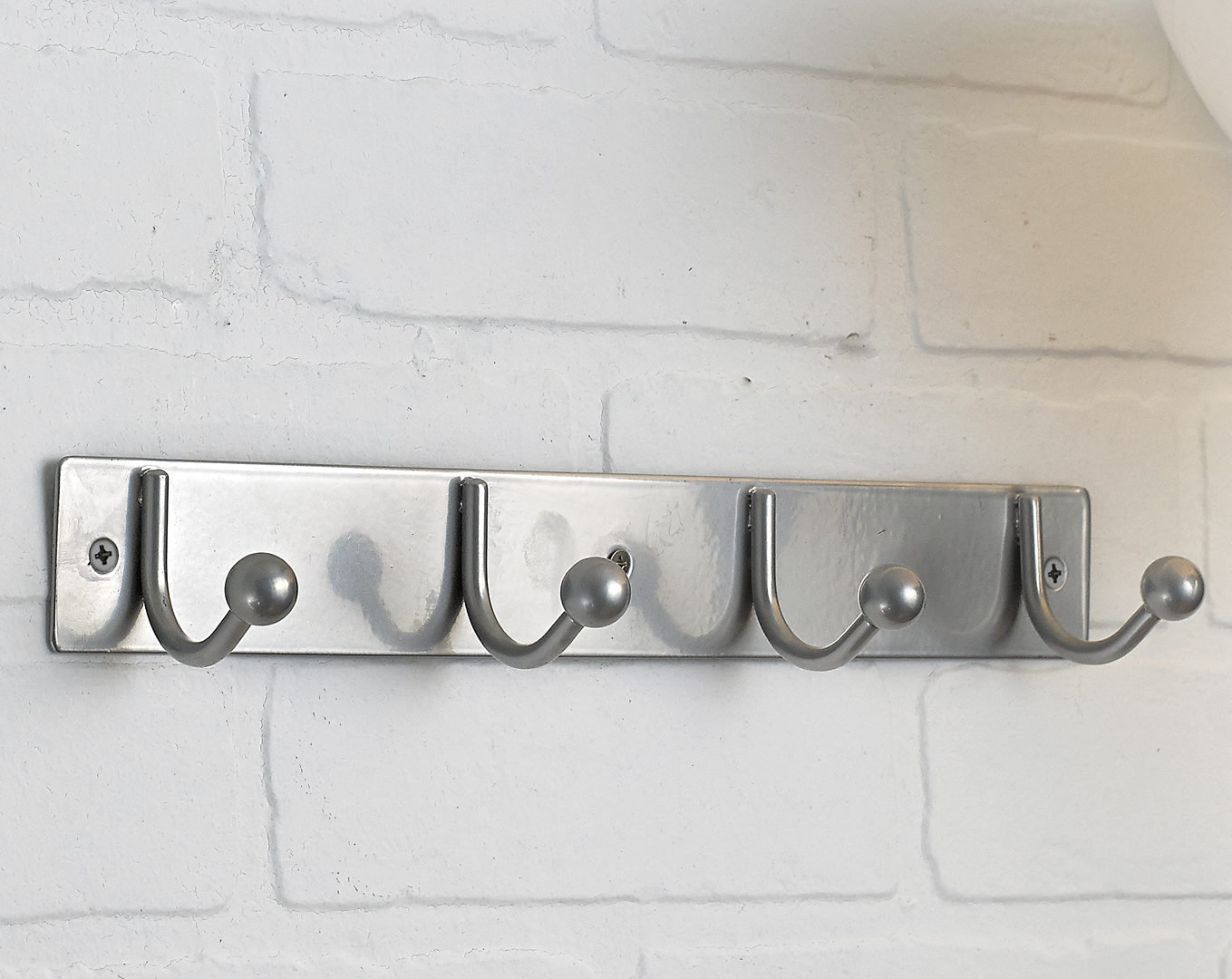 Richelieu Metal 4 - Hook Wall Mounted Coat Rack & Reviews | Wayfair