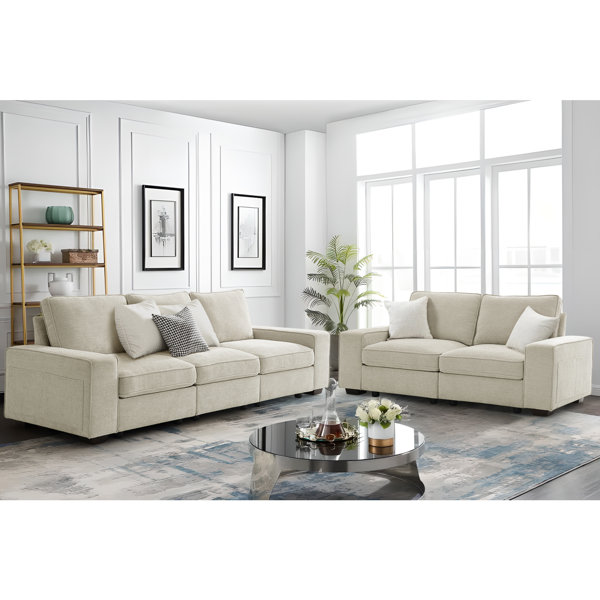 White Living Room Sets You'll Love | Wayfair