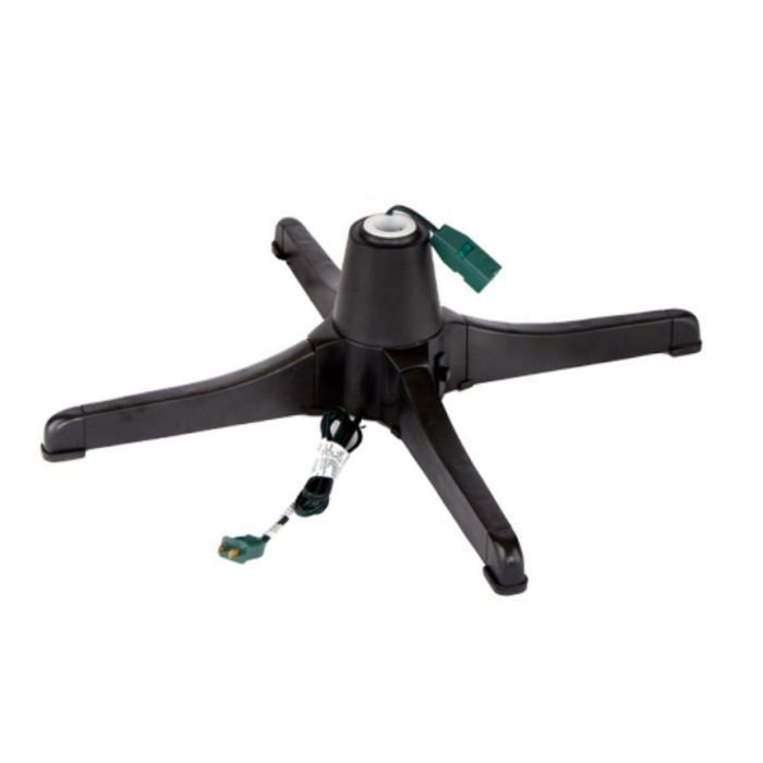 The Holiday Aisle® Metal Rotating Artificial Tree Stand For Max. Tree ...