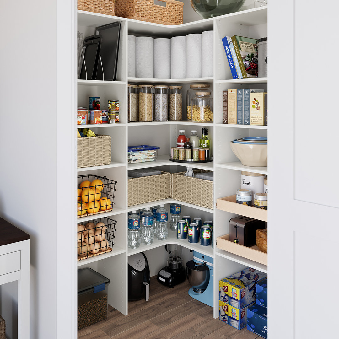 Dotted Line™ Dotted Line Jorah 55.1" Pantry System & Reviews | Wayfair