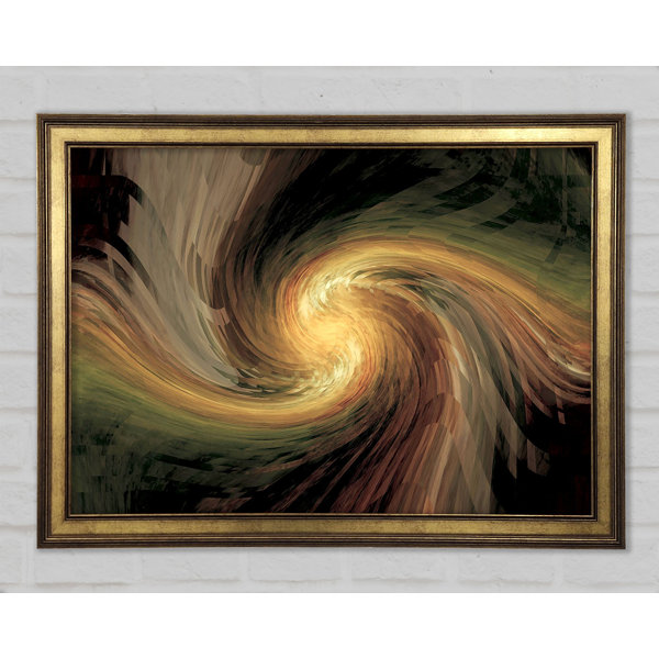 Metro Lane Swirls Of Light - Single Picture Frame Print on Wood ...