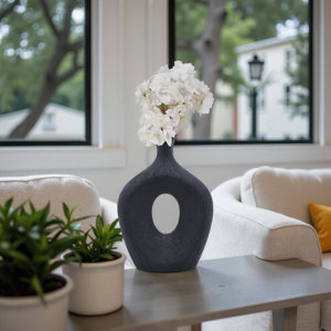 Wade Logan® Polystone Decorative Vase with Crystal Accent & Reviews ...