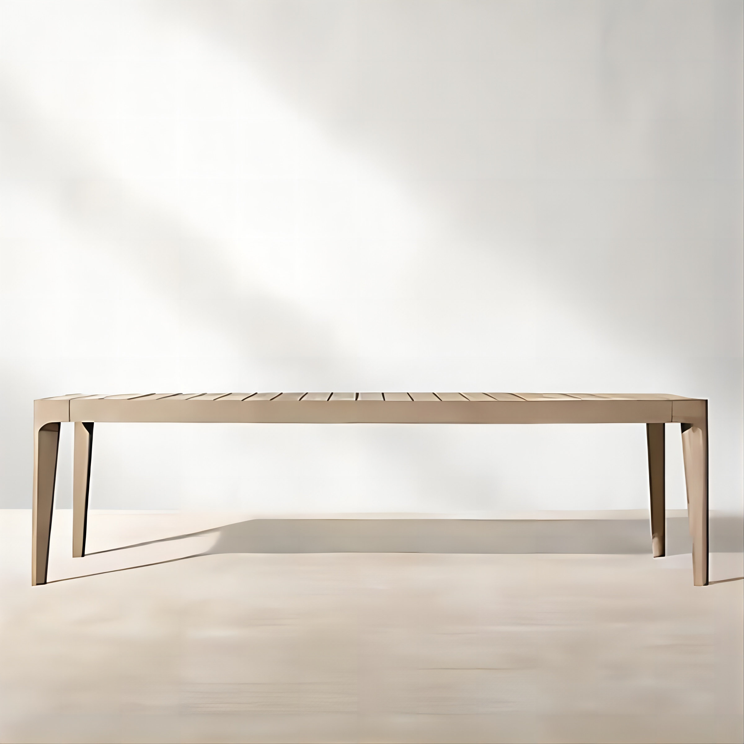 Recon Furniture Rectangular 94.49'' L x 39.37'' W Outdoor Dining Table ...