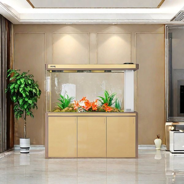 Lingxis Minimalist Modern Rectangular Eco Aquarium Tank | Wayfair