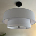 Wade Logan® Luminaire suspendu incandescent 2 niveaux Absalat et ...