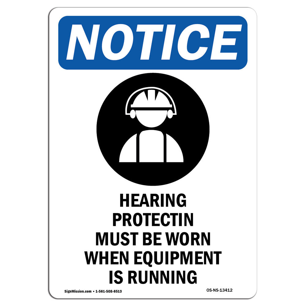 SignMission Hearing Protection Sign with Symbol - Wayfair Canada