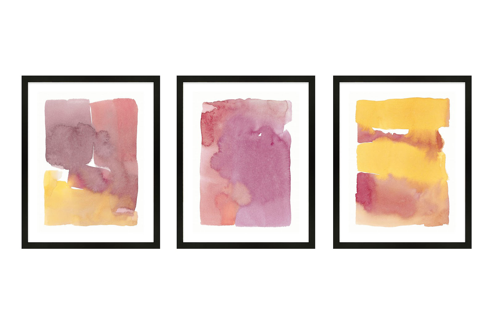 Lipman Art Color Splash 5-7 by Jacques Pilon - 3 Piece Picture Frame ...