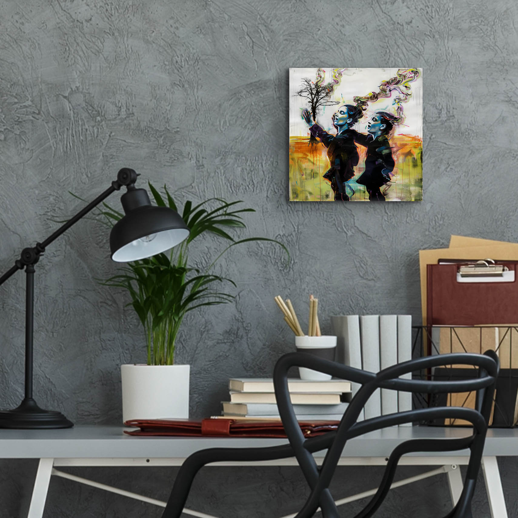 Winston Porter 'The Psychedelic Dance' by Andreas Magnusson Acrylic ...