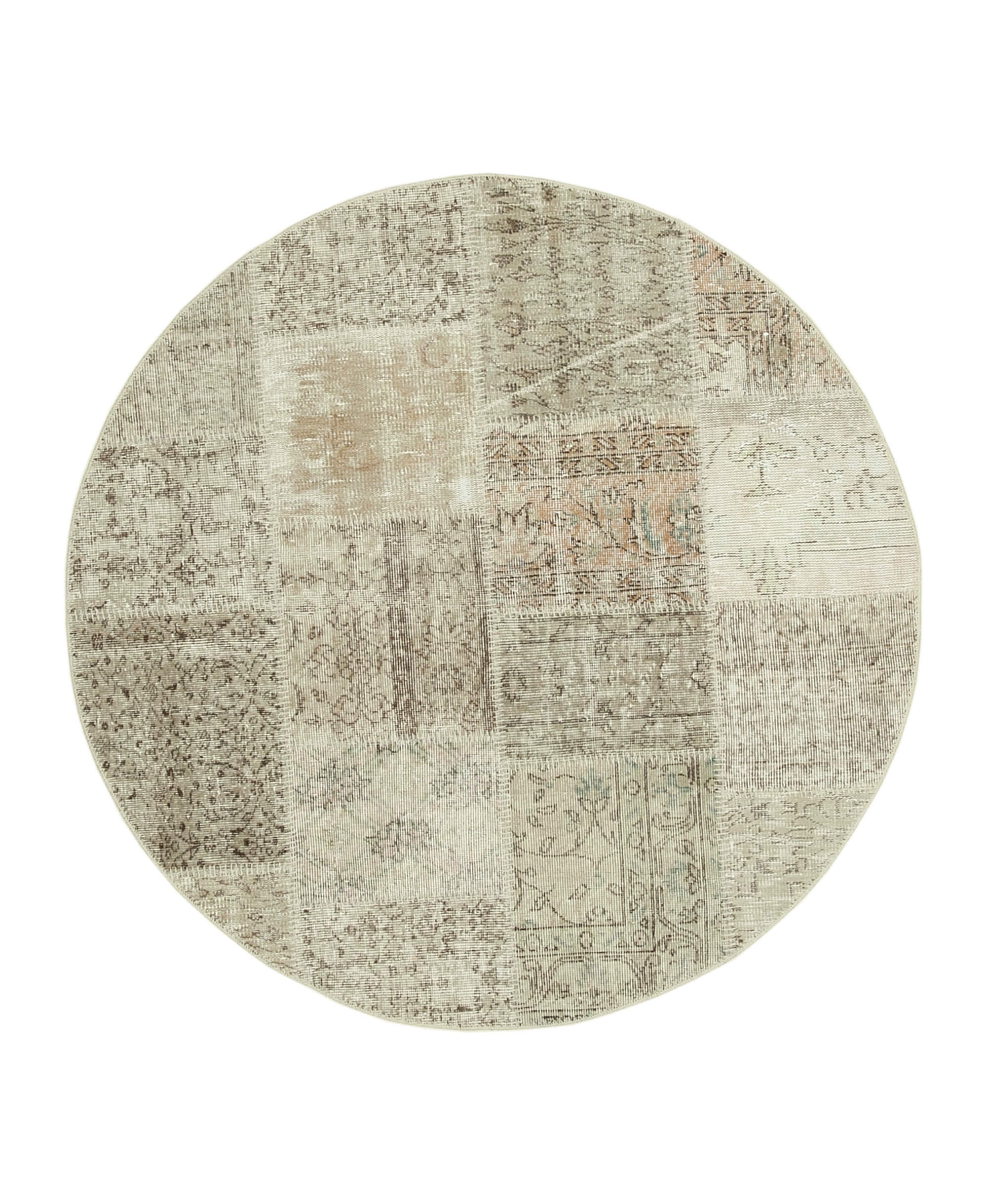 Bungalow Rose Round Vipin Round 4'11'' X 4'11'' Area Rug | Wayfair