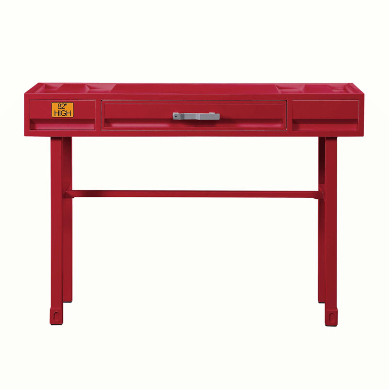 17 Stories Red Vanity Desk With 1 Drawer | Wayfair