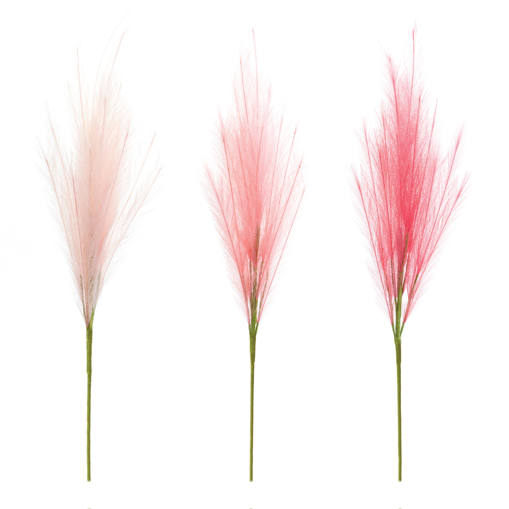 Primrue Assorted Pink Plume Spray (Set of 3) | Wayfair