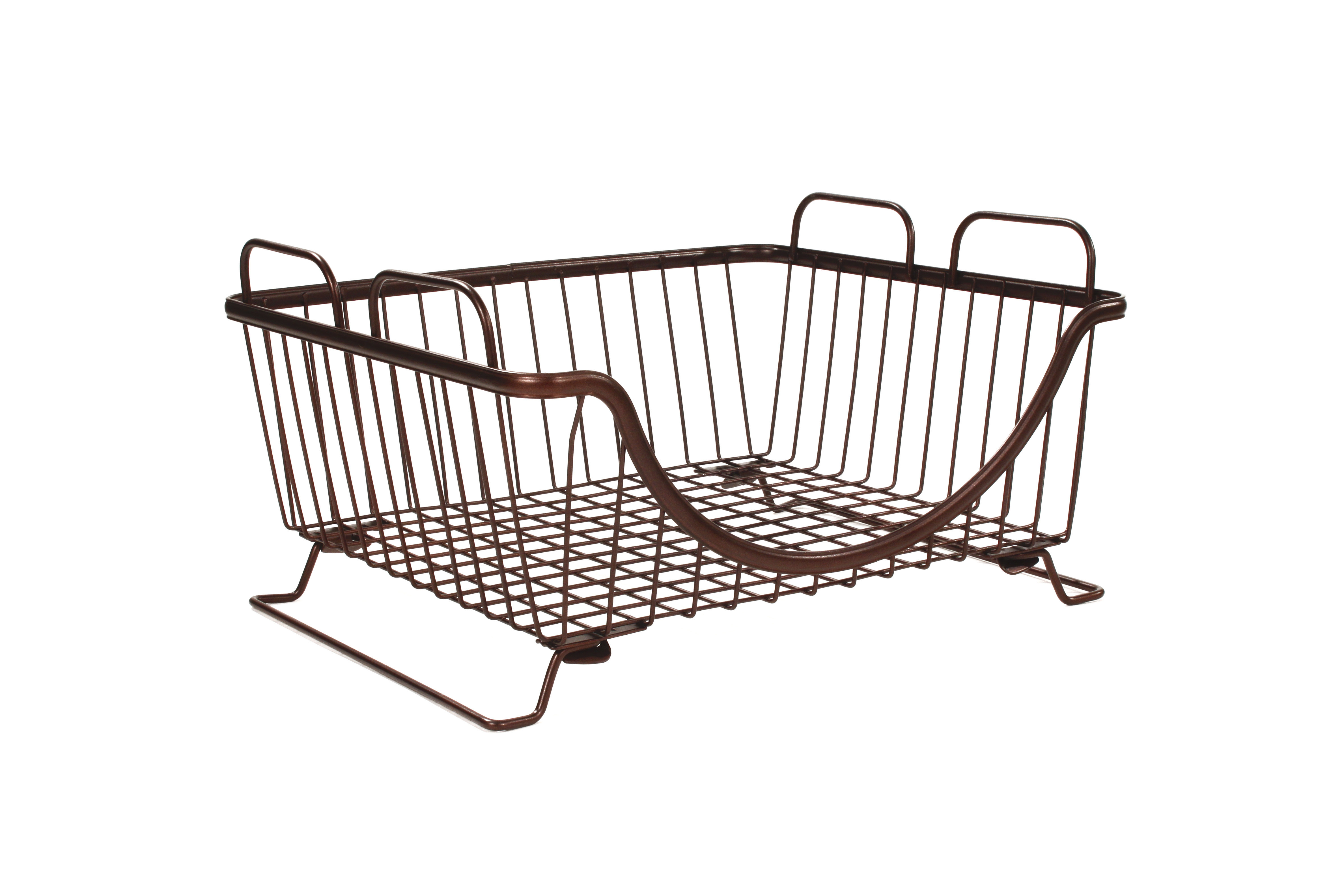 Dotted Line™ Albie Stackable Metal/Wire Basket & Reviews | Wayfair