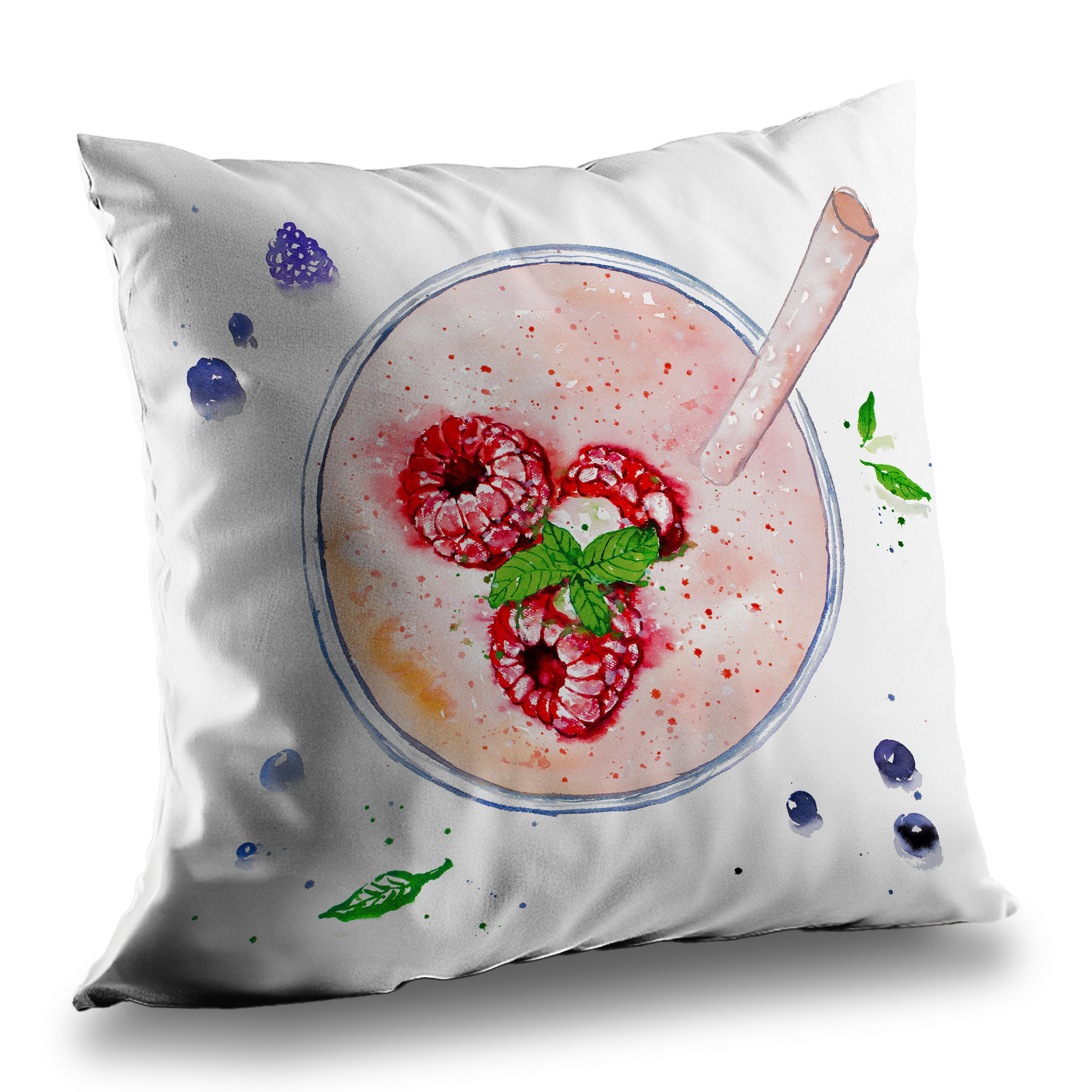 Begin Edition International Inc. Strawberry & Raspberry Smoothie Throw ...