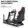 Anman Pro Racing Simulator Cockpit Aluminum with Seat Fit Logitech ...