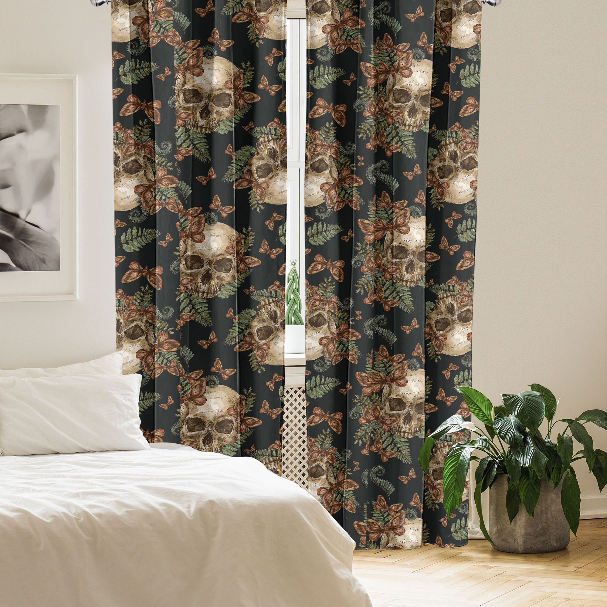 East Urban Home Jalaiah Microfiber Semi-Sheer Curtain Pair | Wayfair