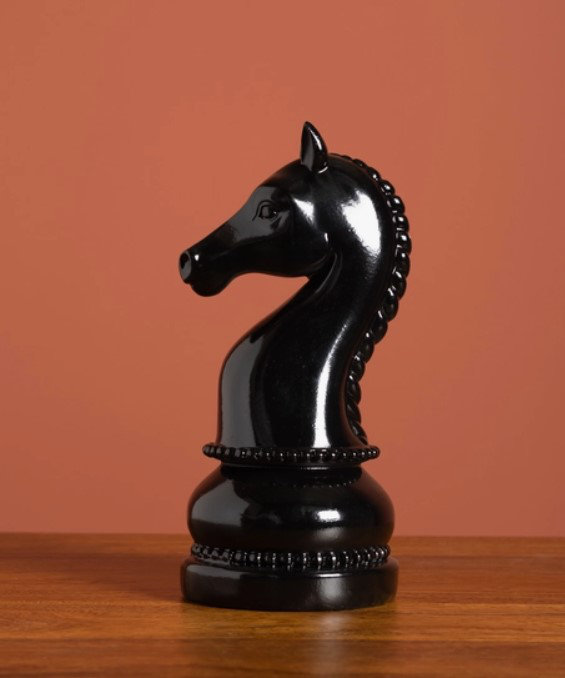 Astoria Grand Sevki Oversized Chess Knight Piece Horse Playroom Study ...