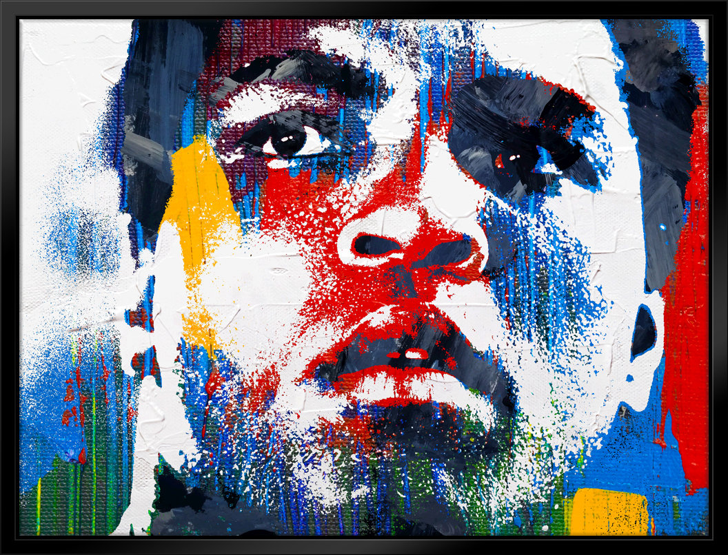 ATX Art Group LLC Muhammad Ali II Pop Art-Giclee on Canvas with Float ...