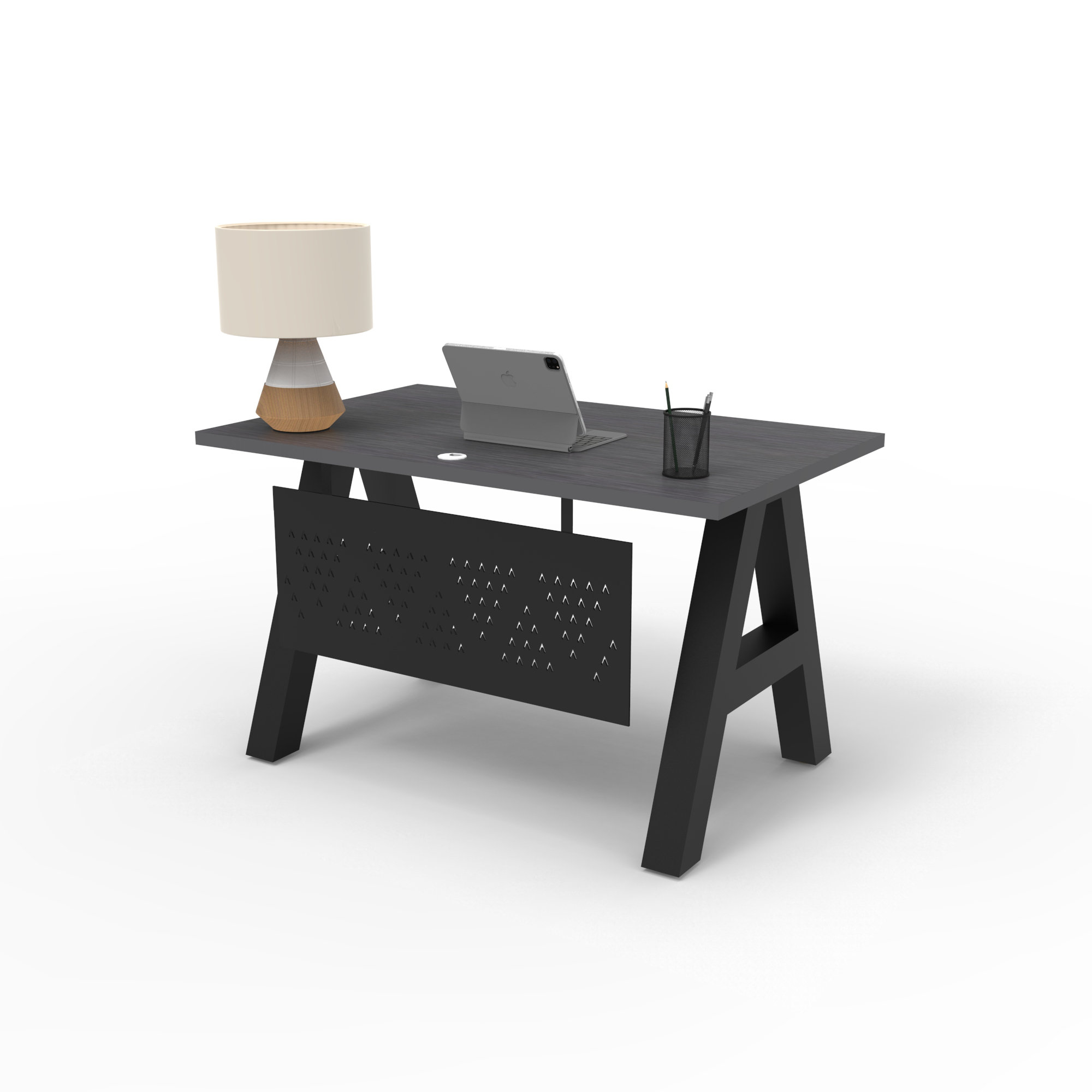 Latitude Run® Modern A-Frame Desk Executive Desk | Wayfair
