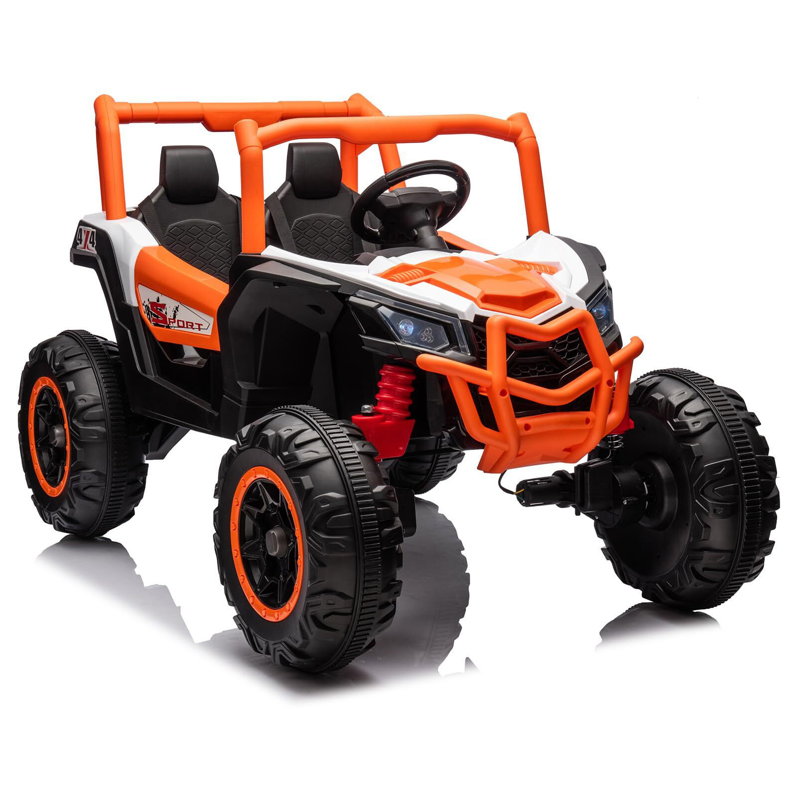 Hetoy Ride On UTV Cars 2 Seater, 24V 4WD Off-Road Electric Vehicles ...