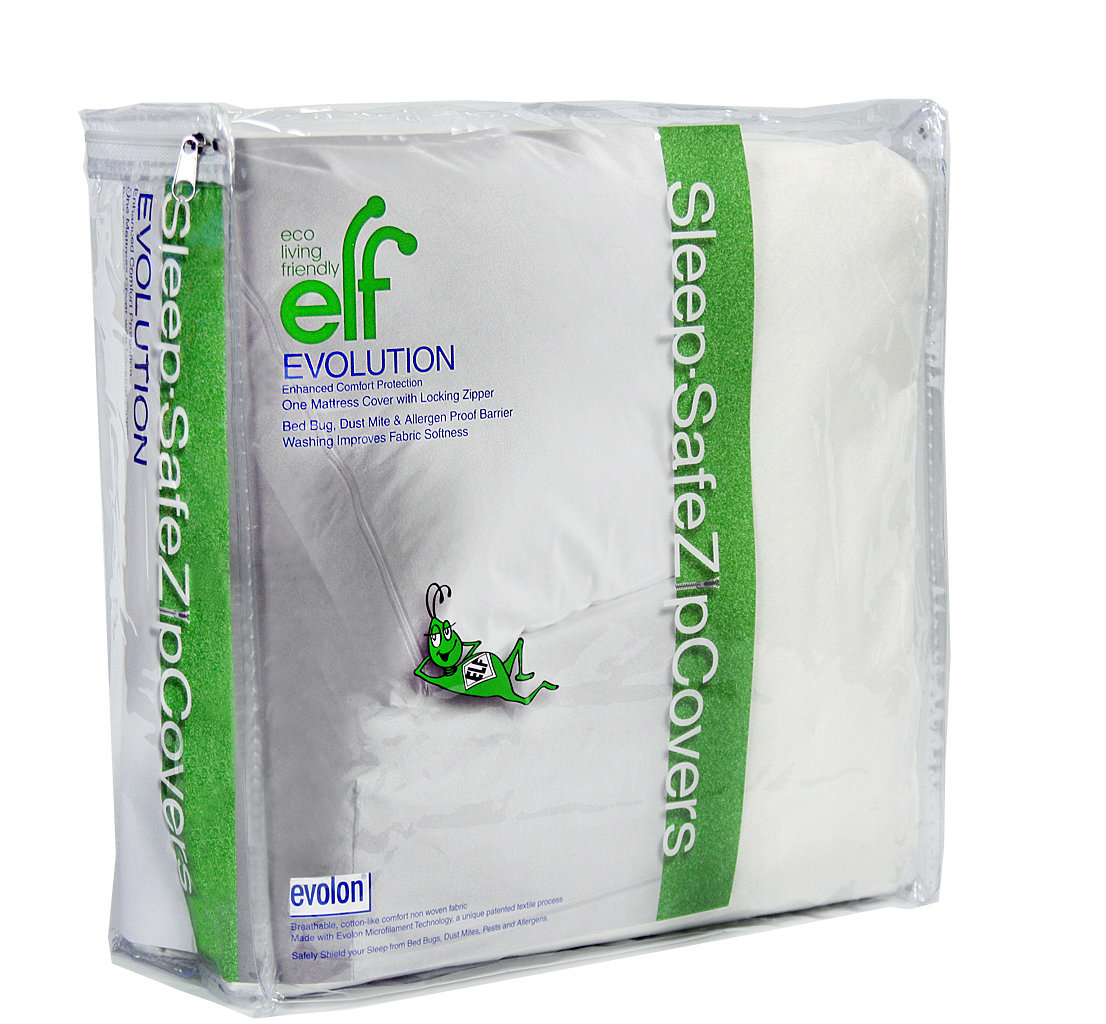 Sleep Safe Bedding Evolon® Allergen Bed Bug and Dust Mite Proof Zip ...