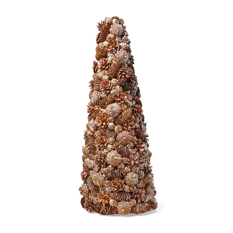 The Holiday Aisle® PINE CONE TABLE TOP TREE | Wayfair