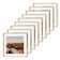 Haus and Hues Solid Wood Picture Frame - Set of 9 | Wayfair