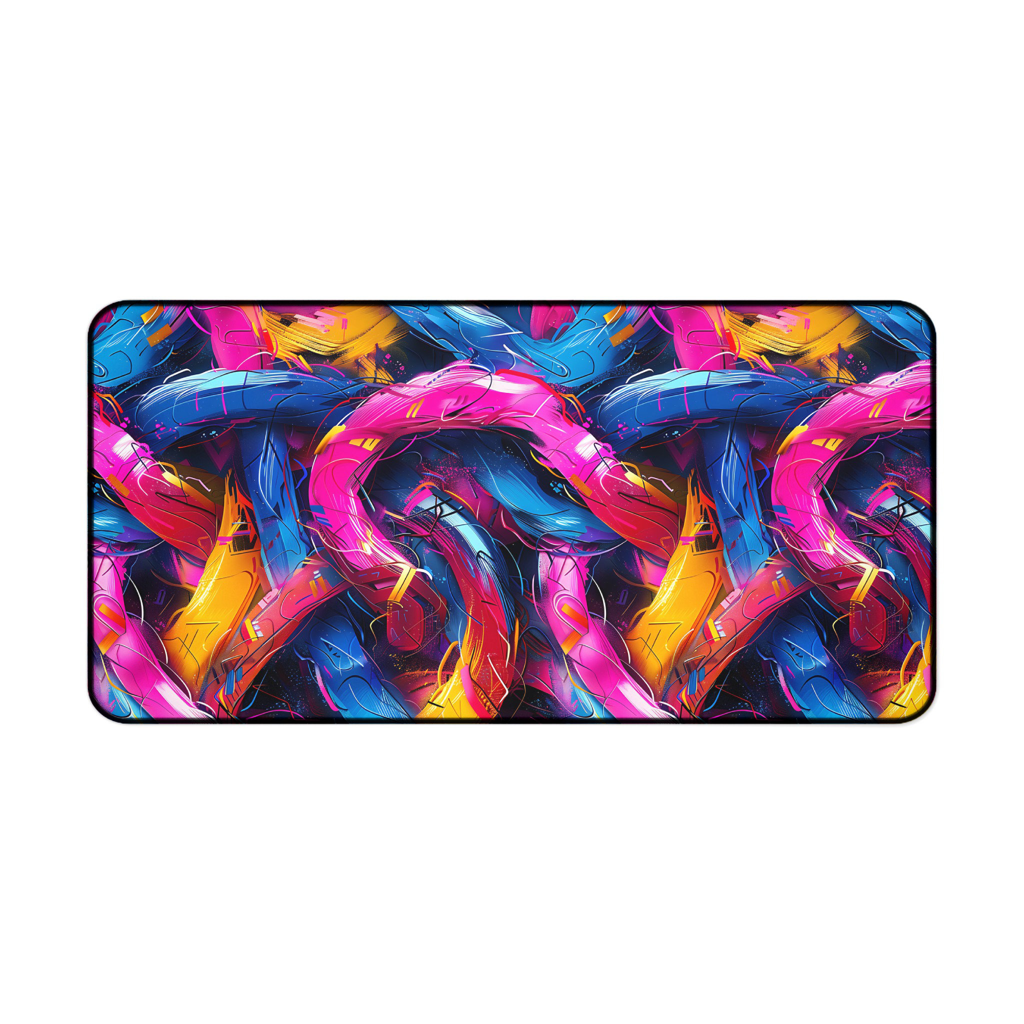 East Urban Home Abstract Art Mouse Mat, Colorful Desk Decor, Modern ...