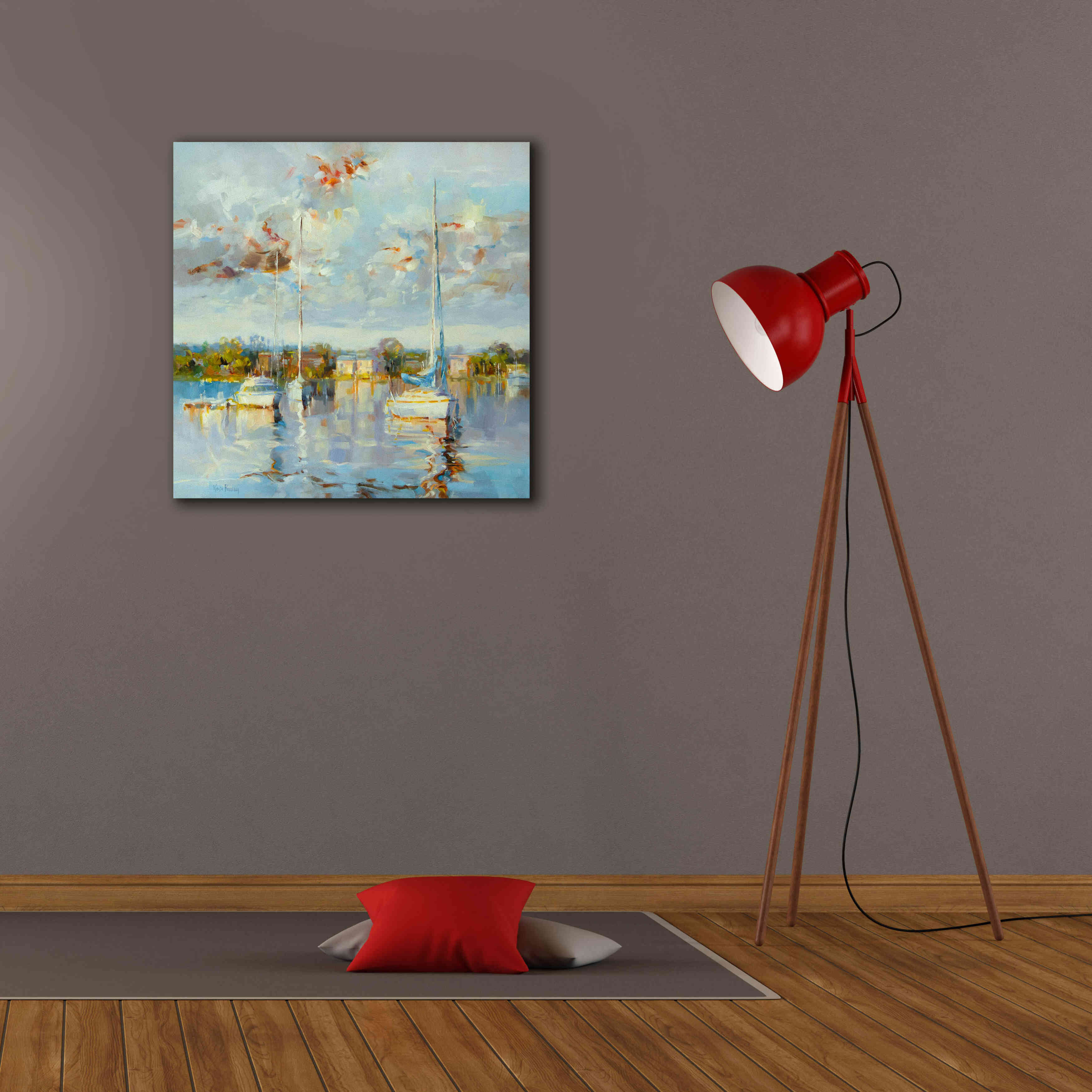 Breakwater Bay Epic Graffiti 'Coastal Calm' by Kasia Bruniany Gic ...