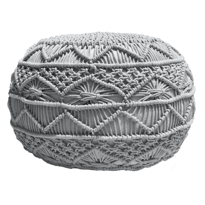 Affinity Linens Upholstered Pouf & Reviews | Wayfair