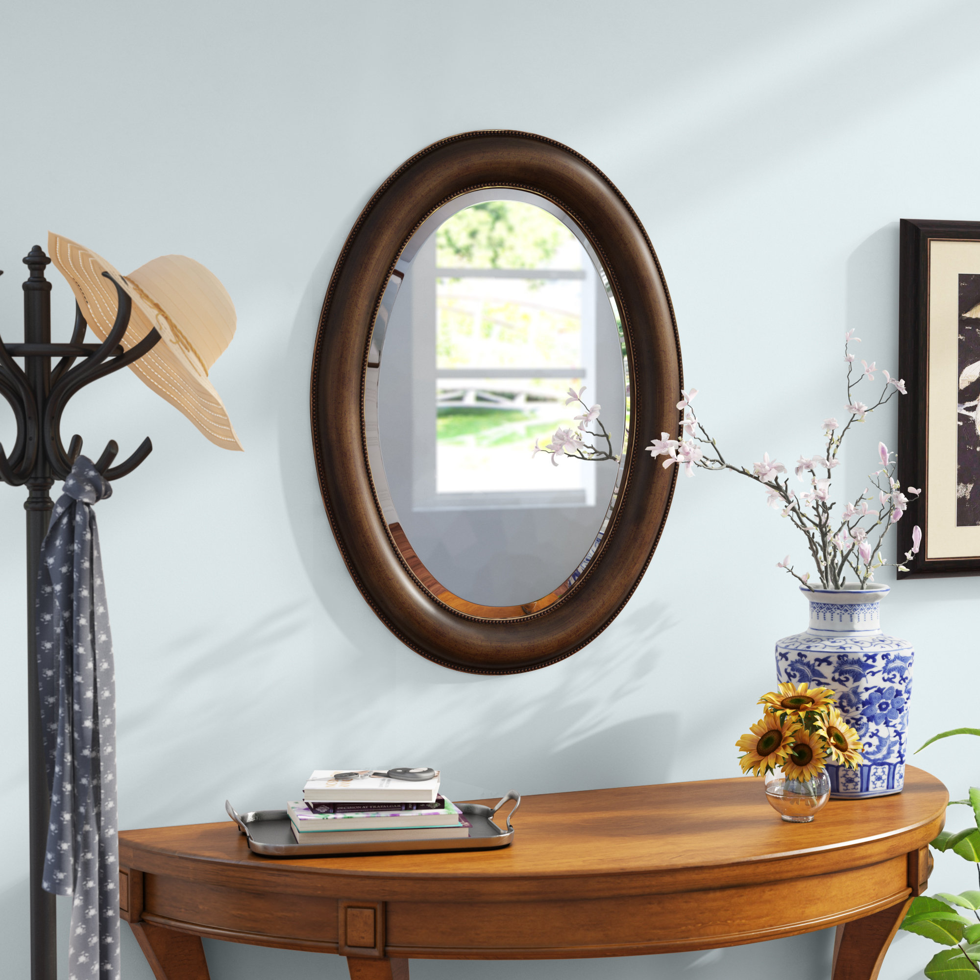 Lark Manor™ Cayenna Oval Mirror & Reviews | Wayfair