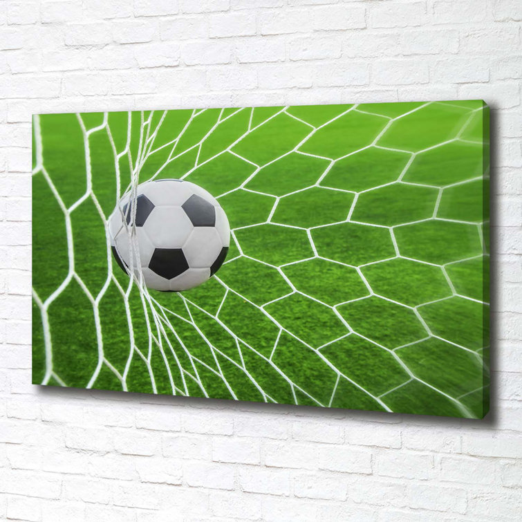 Brayden Studio Ball In The Goal - No Frame Art Prints on Canvas ...