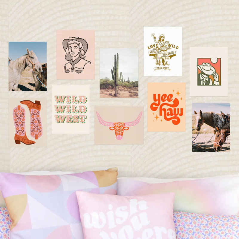 Deny Designs Wild West Collage Kit - Pack of 10 | Wayfair