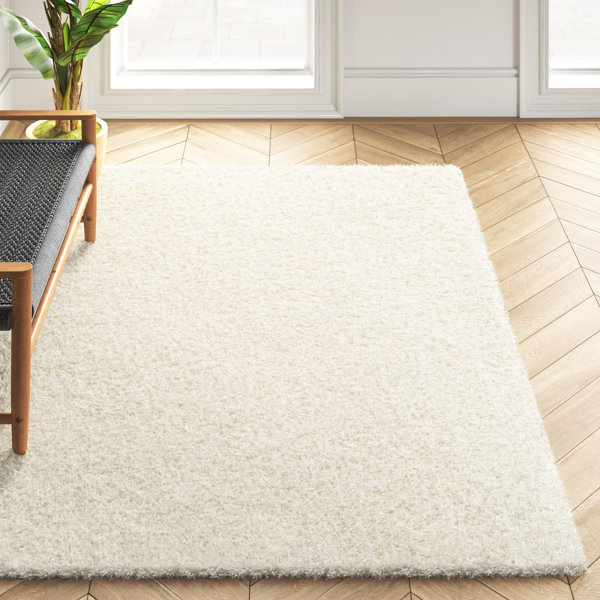Zipcode Design™ Gilkey Machine Woven Cream Area Rug & Reviews | Wayfair