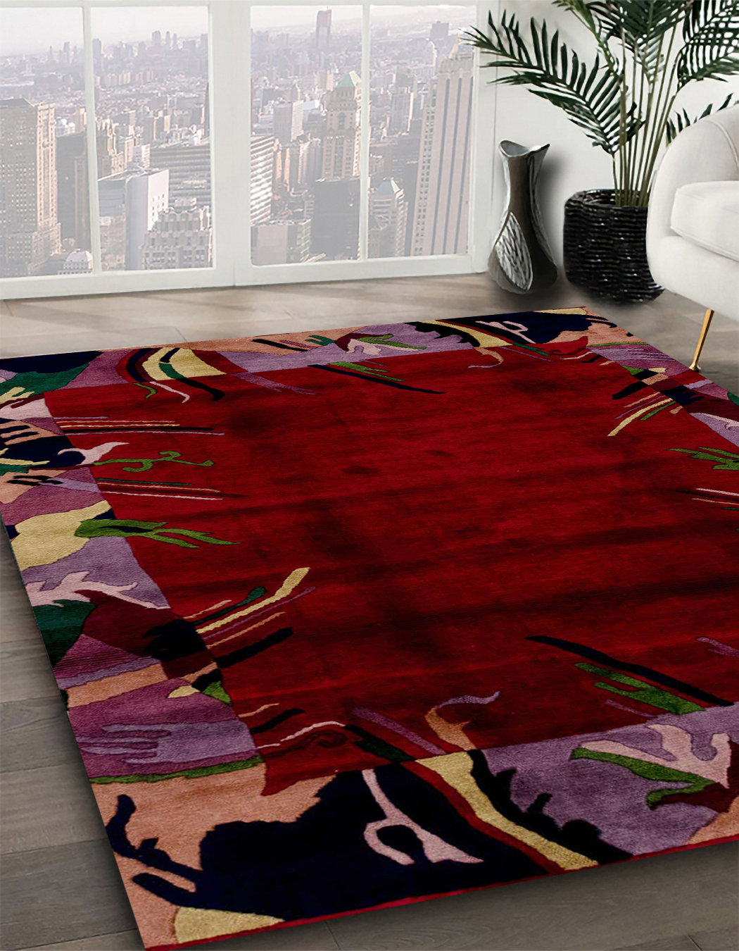 Orren Ellis Milad Abstract Multi Area Rug | Wayfair