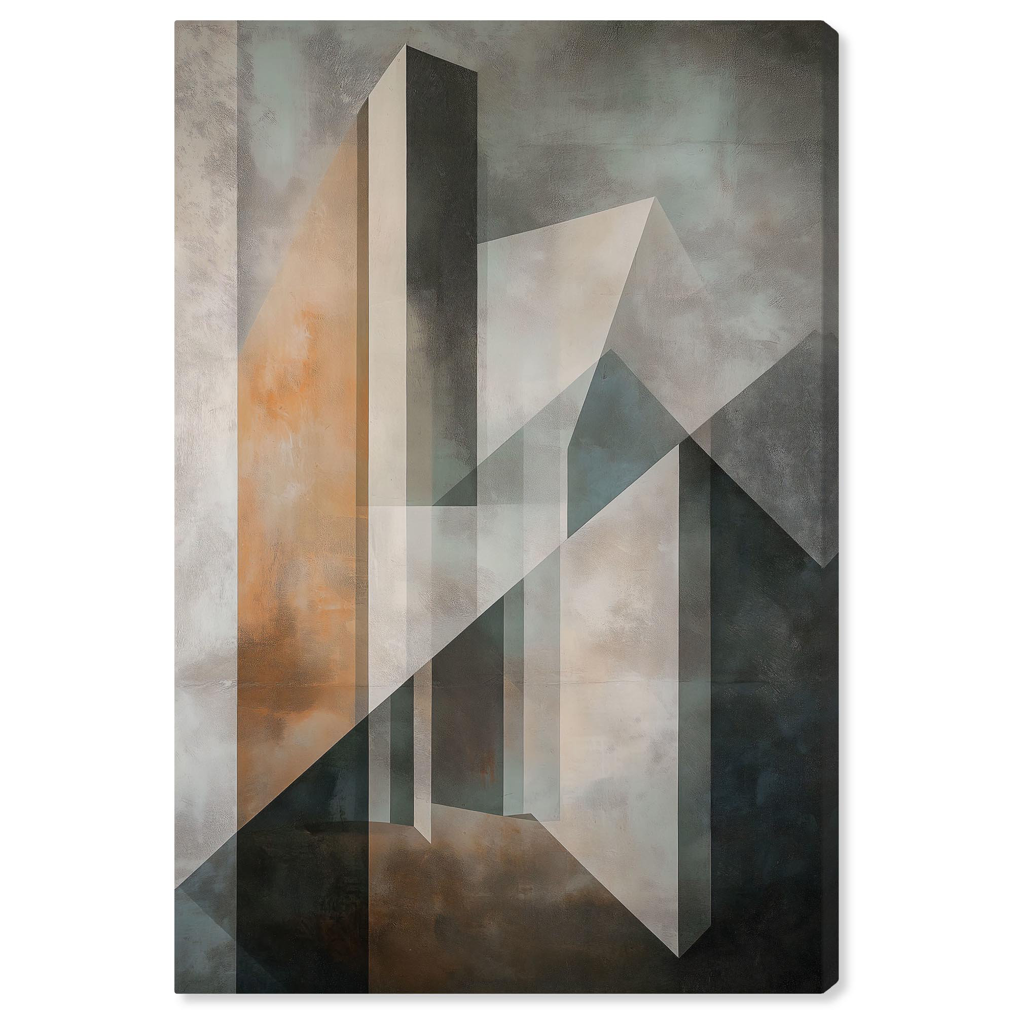 Latitude Run® Spatial Geometry Canvas Modern Geometric Art by | Wayfair