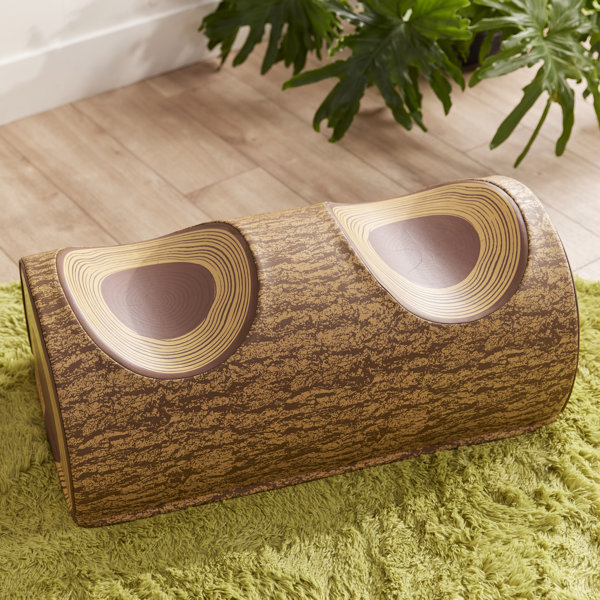 ECR4Kids SoftZone Tree Log Half Saddle Seat, 12in, Kids Bench ...