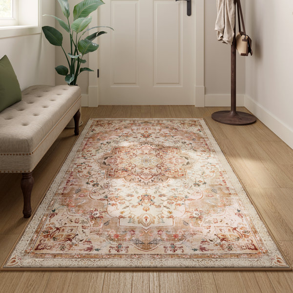 Rosalind Wheeler Ekamjit Oriental Braided Brown Area Rug | Wayfair.co.uk