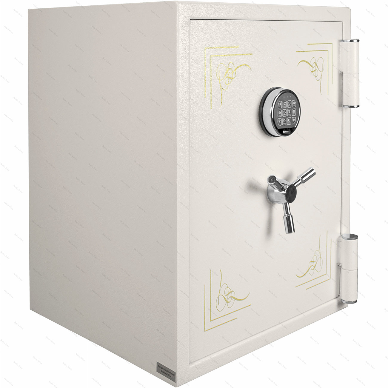 Dazzle Hives 2.75 CUBIC FT KEYPAD FIREPROOF JEWELRY SAFE, WHITE | Wayfair