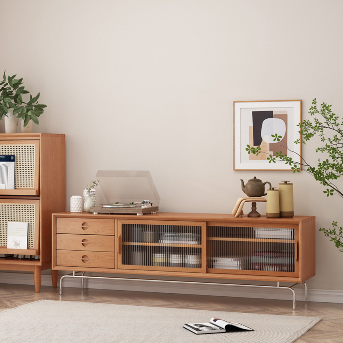Seasonal Homes Pure Colour Solid Wood TV Stands - Wayfair Canada