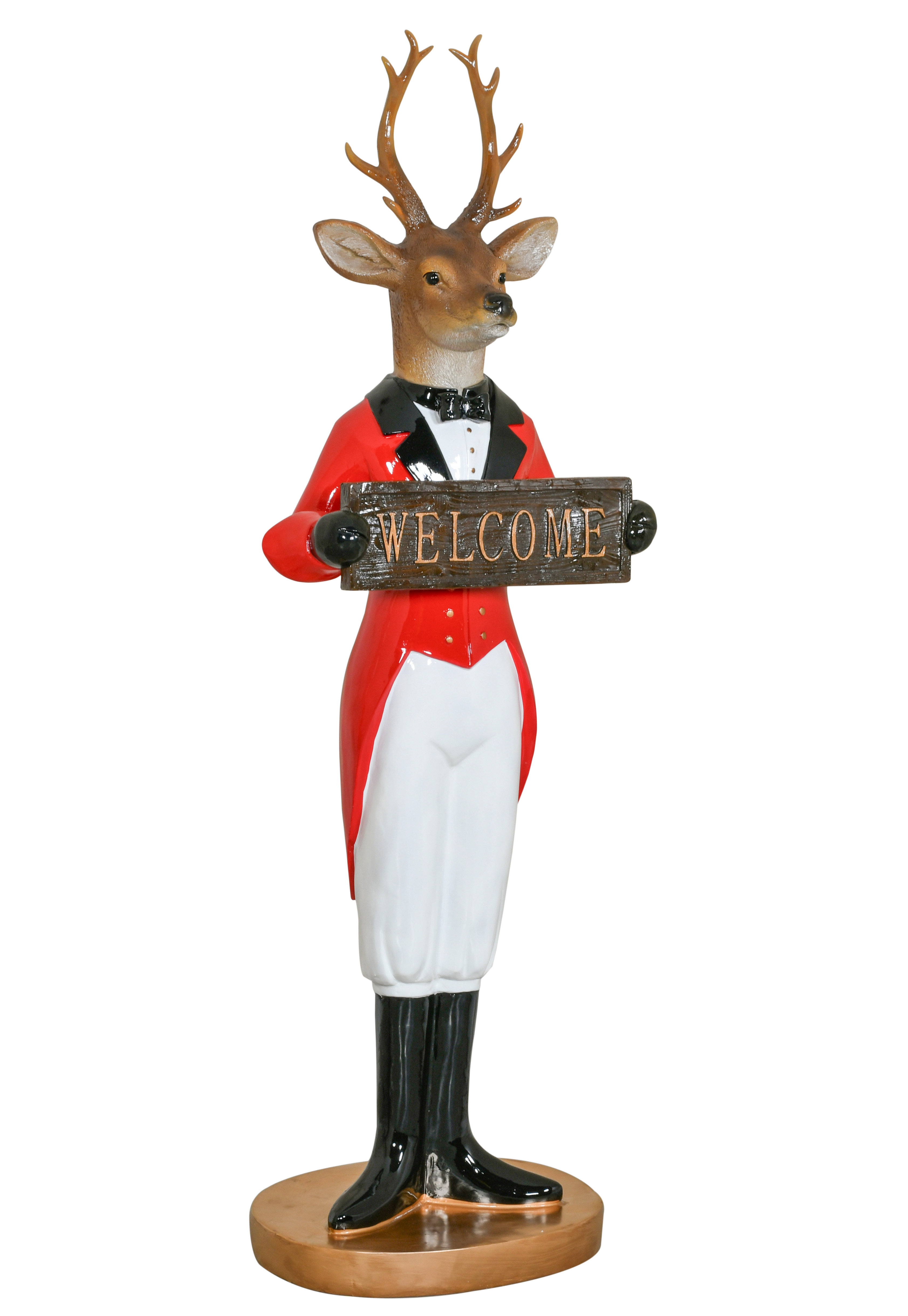 AFD Home Deer Welcome Sign Statue - Wayfair Canada
