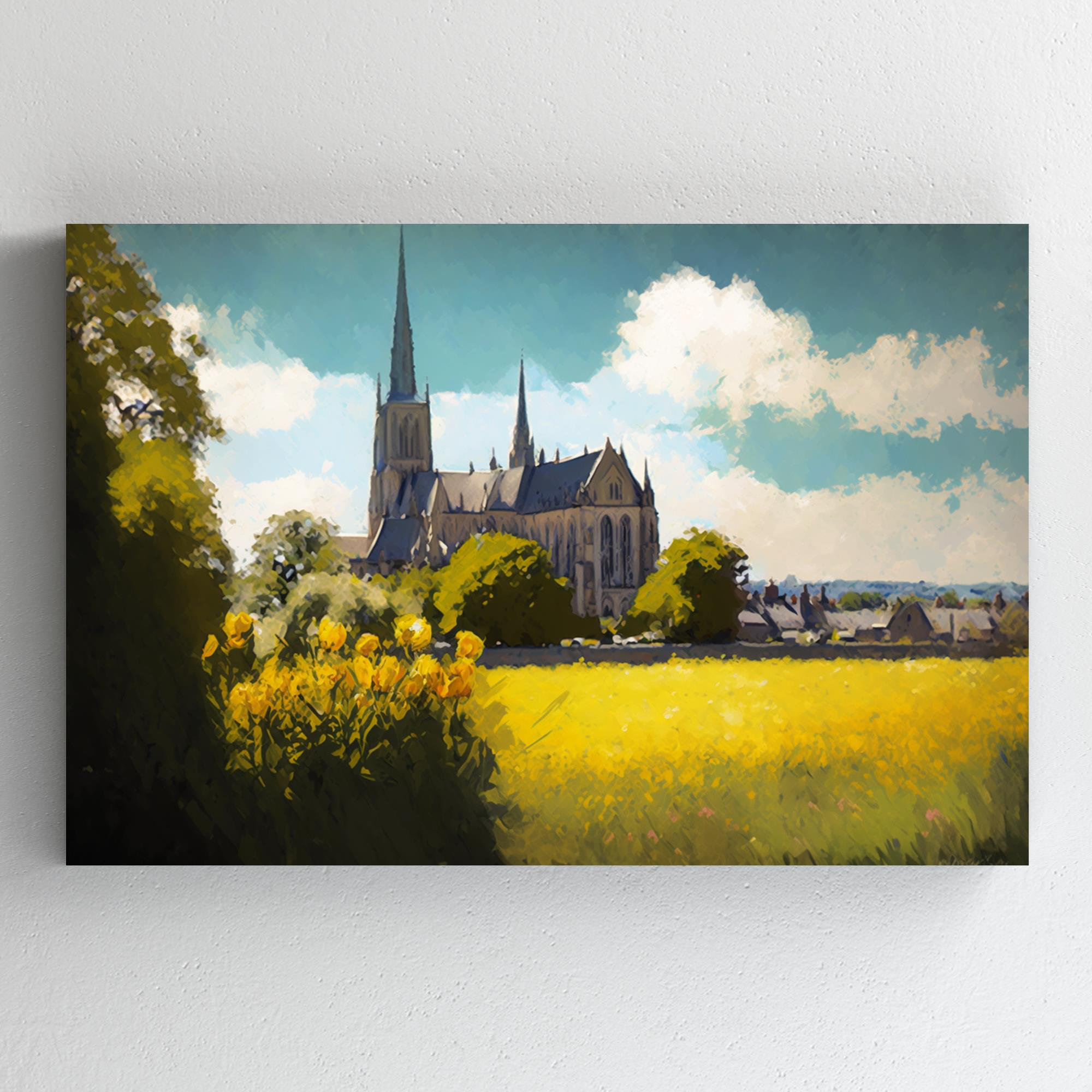 Winston Porter Ayise Castle In The Countryside Bordeaux 1 On Canvas ...